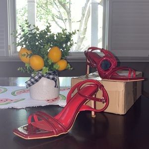 Shoes | Nwt Red Rose Heels | Poshmark